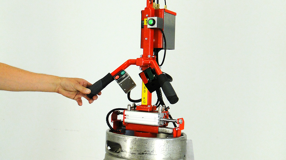 Keg lifts - Lift and rotate kegs easily and safely - Lifts All