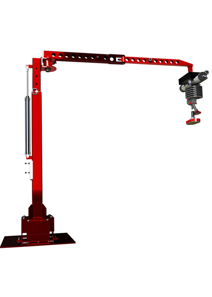 Articulated jib crane FlexiCrane | Baggage lifting tools | Lifts All AB